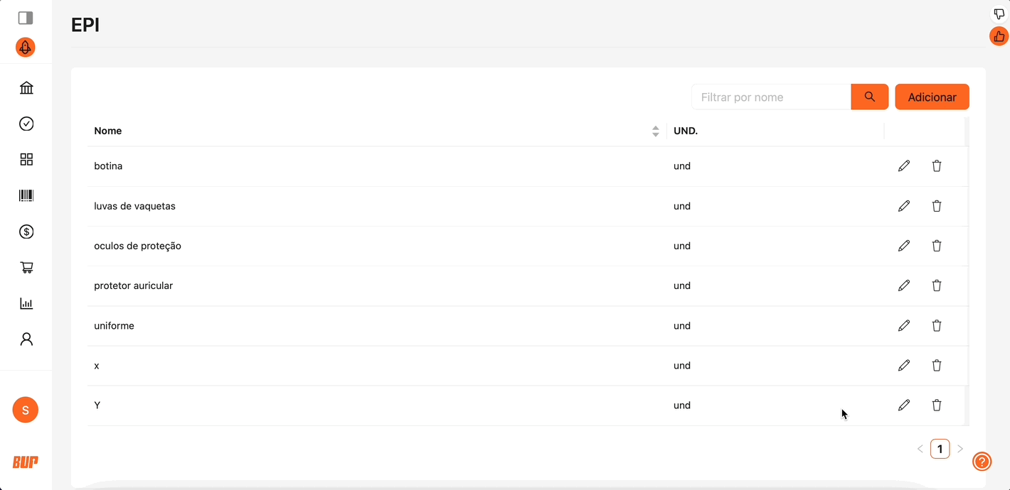 Equipamentos de Proteção Individual (EPIs)