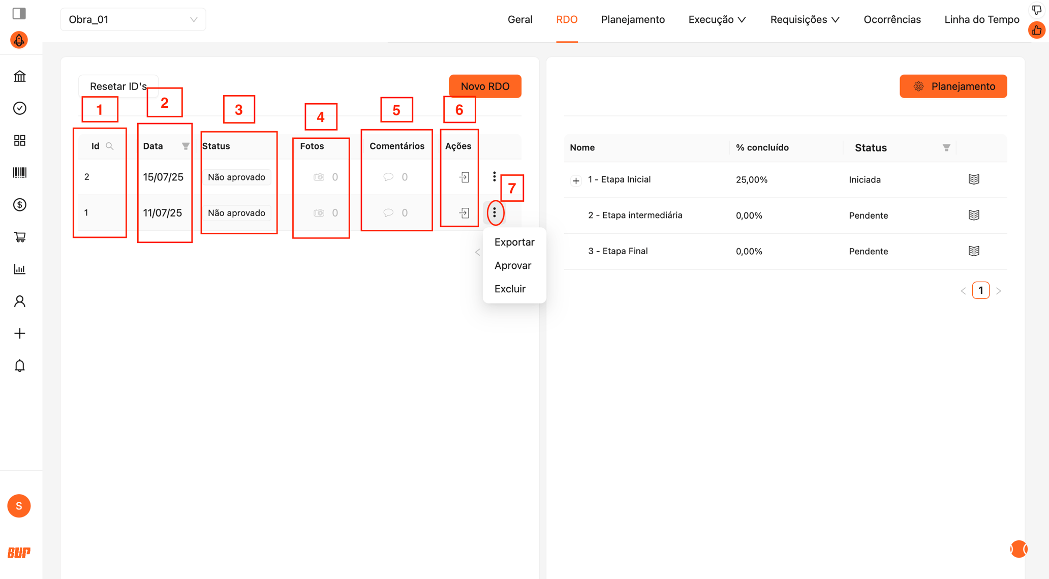 Como criar um Relatório Diário de Obras (RDO)